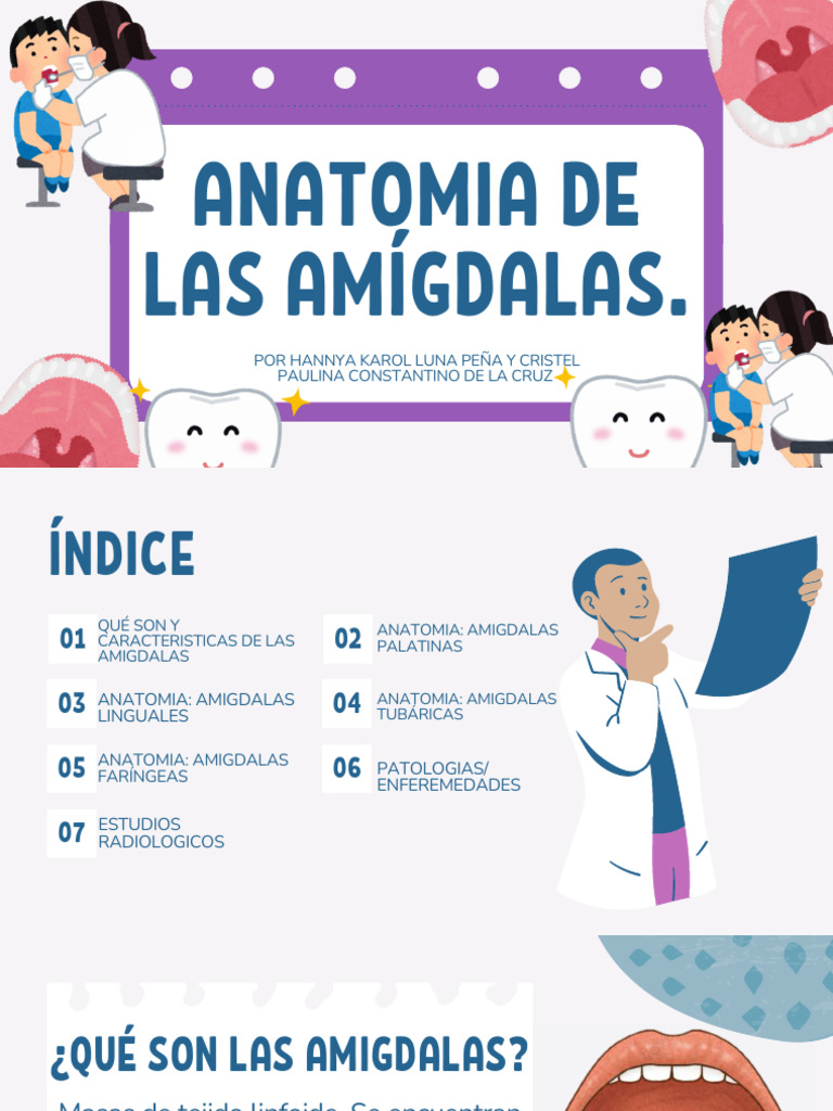Anatomía y Patologías de las Amígdalas | PDF | Enfermedades y ...