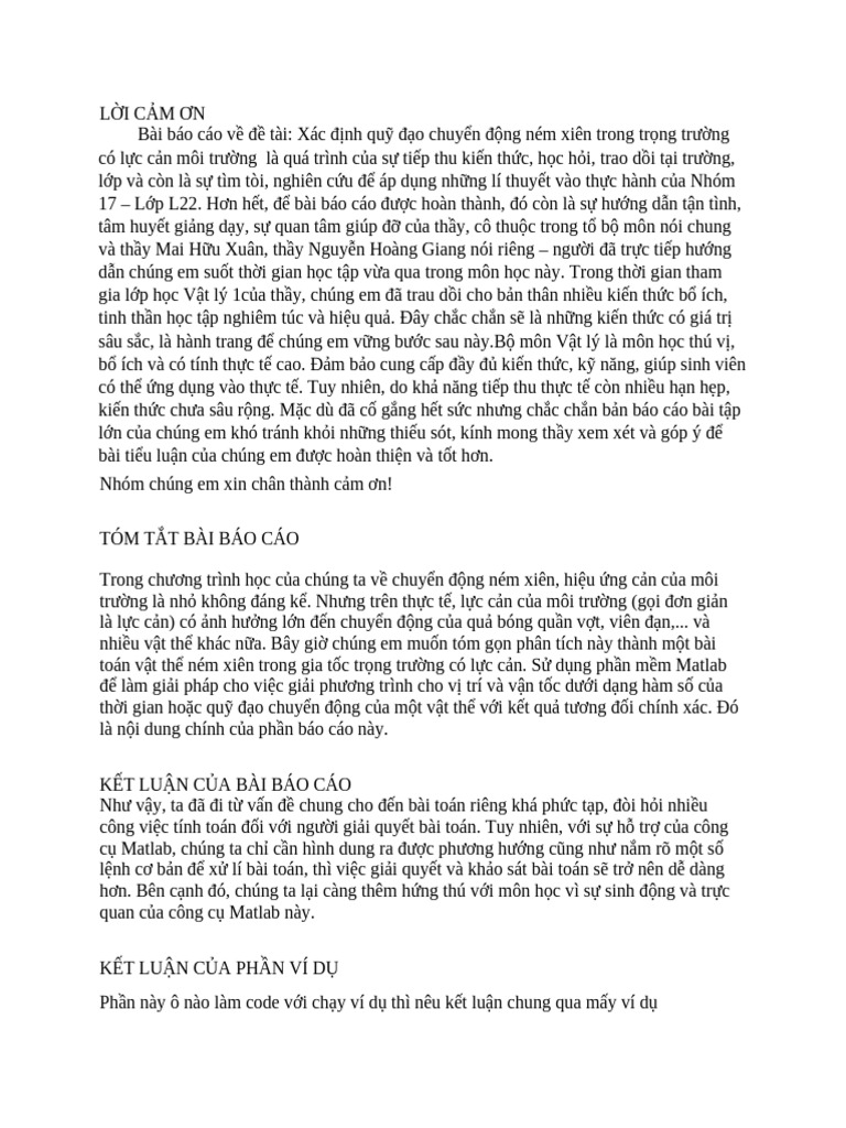 màu vàng-BTL Vật Lý 1 | PDF