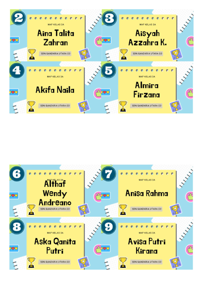 Label Nametag Map | PDF