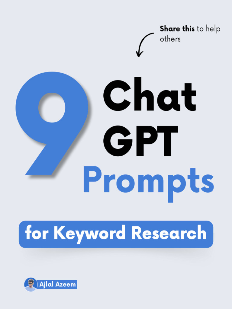 Prompts For Keyword Research | PDF