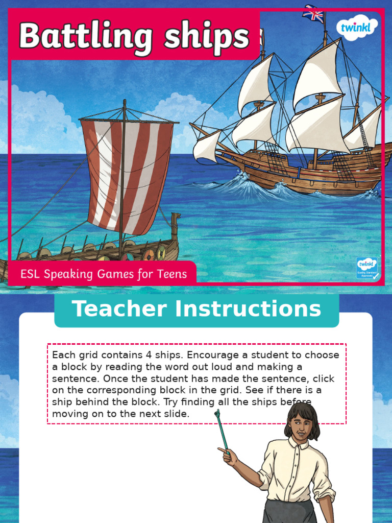 T 1689687313 Battleships Interactive PPT Vocabulary Practice Teens A2 ...