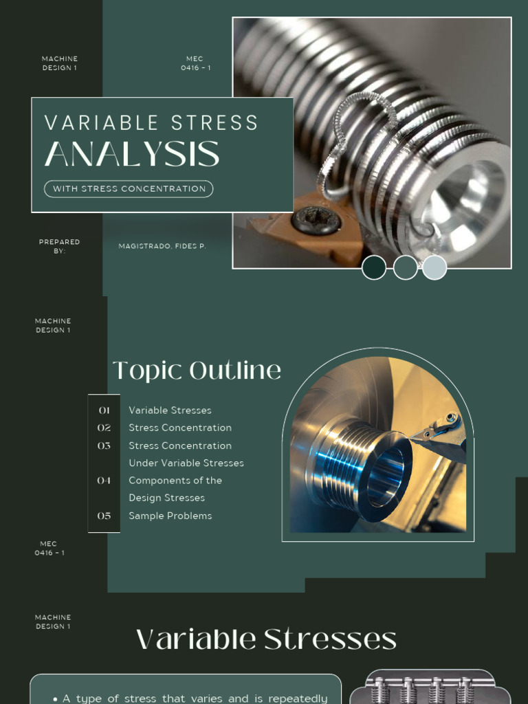 Variable Stress Analysis With Stress Concentration - Magistrado | PDF ...