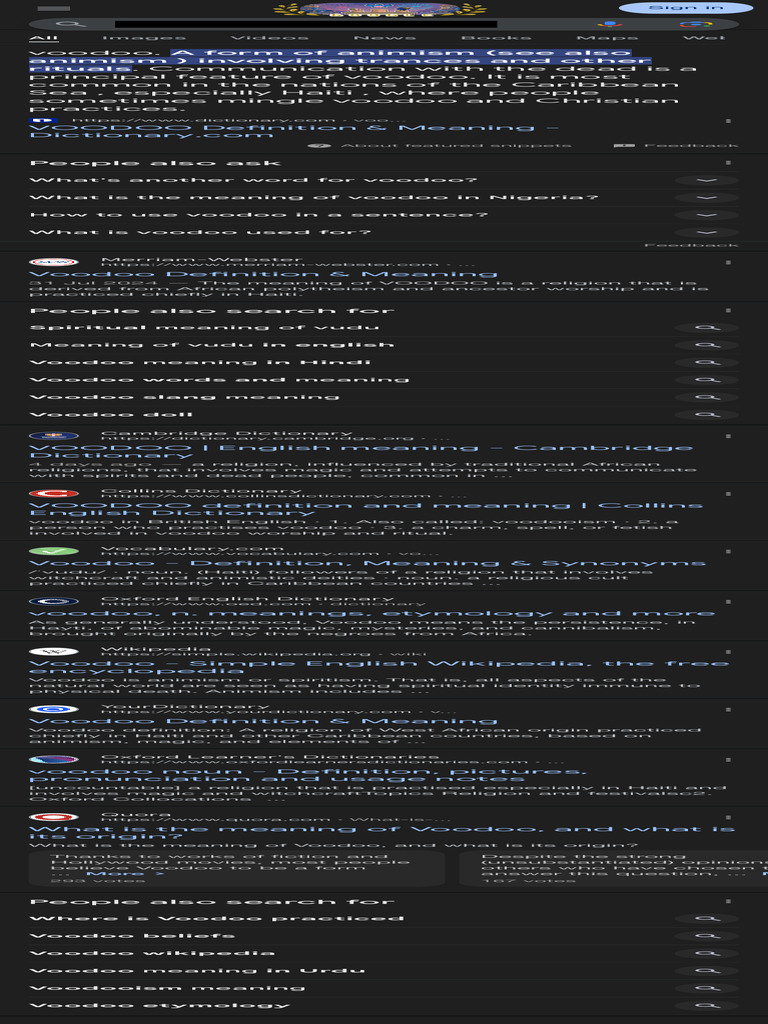 Meaning of Vudu - Google Search | PDF | Haitian Vodou | Religious Faiths