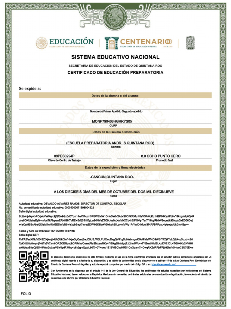 Preparatoria General - Sep | PDF