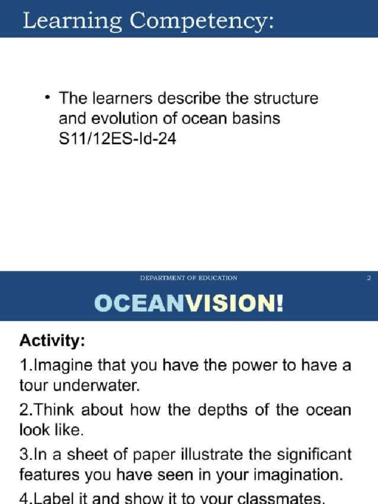 Understanding Ocean Basins and Topography | PDF