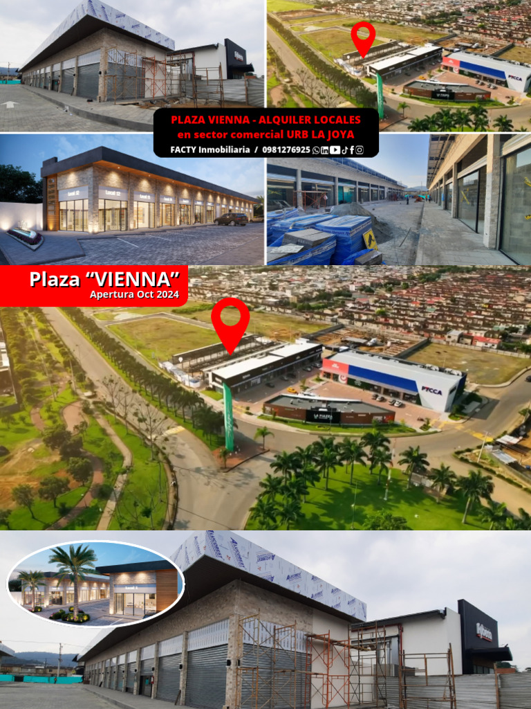 Alquiler Locales Plaza Vienna La Joya | PDF