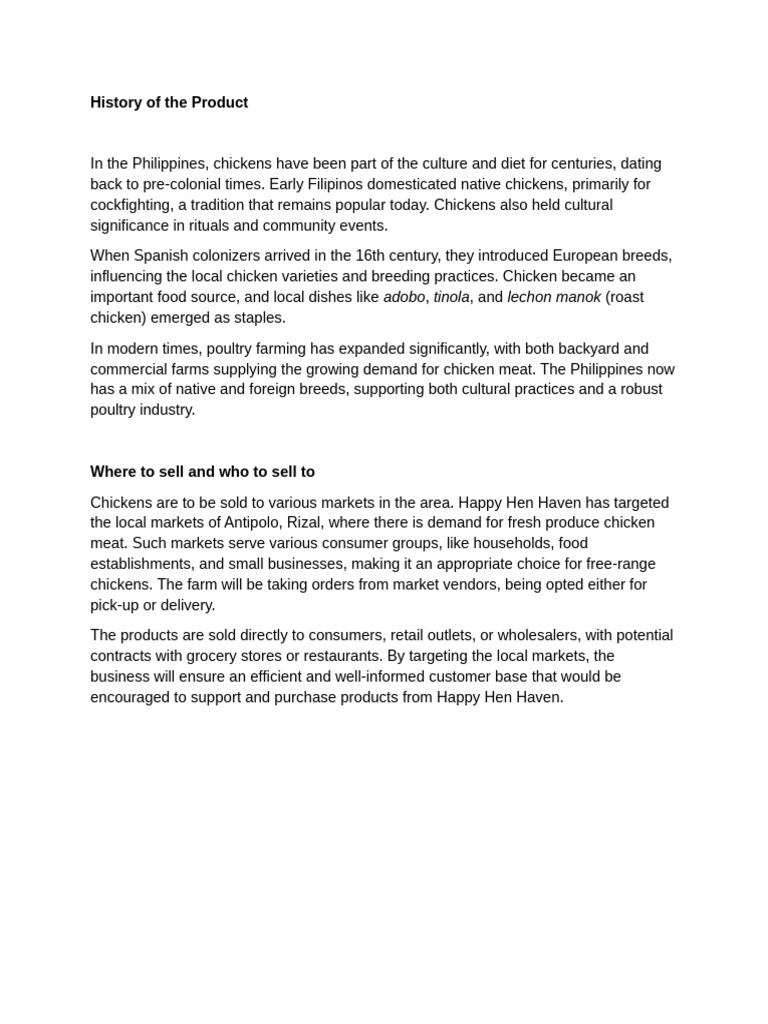 For Defense Agriecon Feasib | PDF