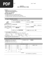 Sample Korean Visa Application Form | PDF