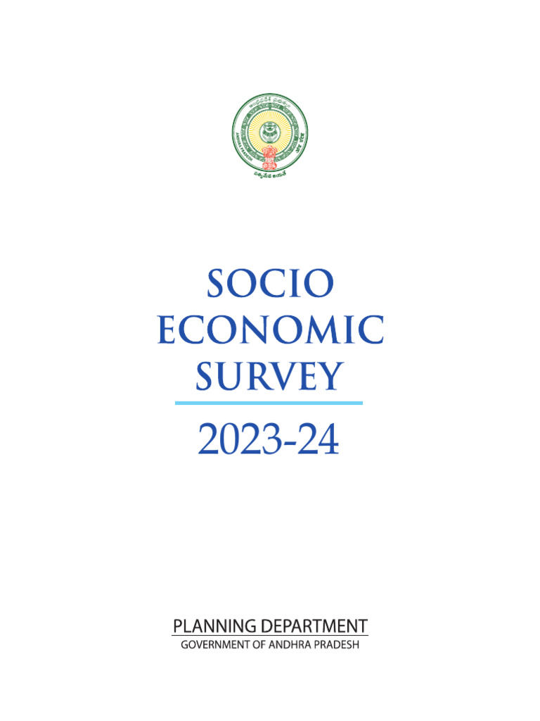Andhra Pradesh Socio-Economic Survey 2023-24 | PDF