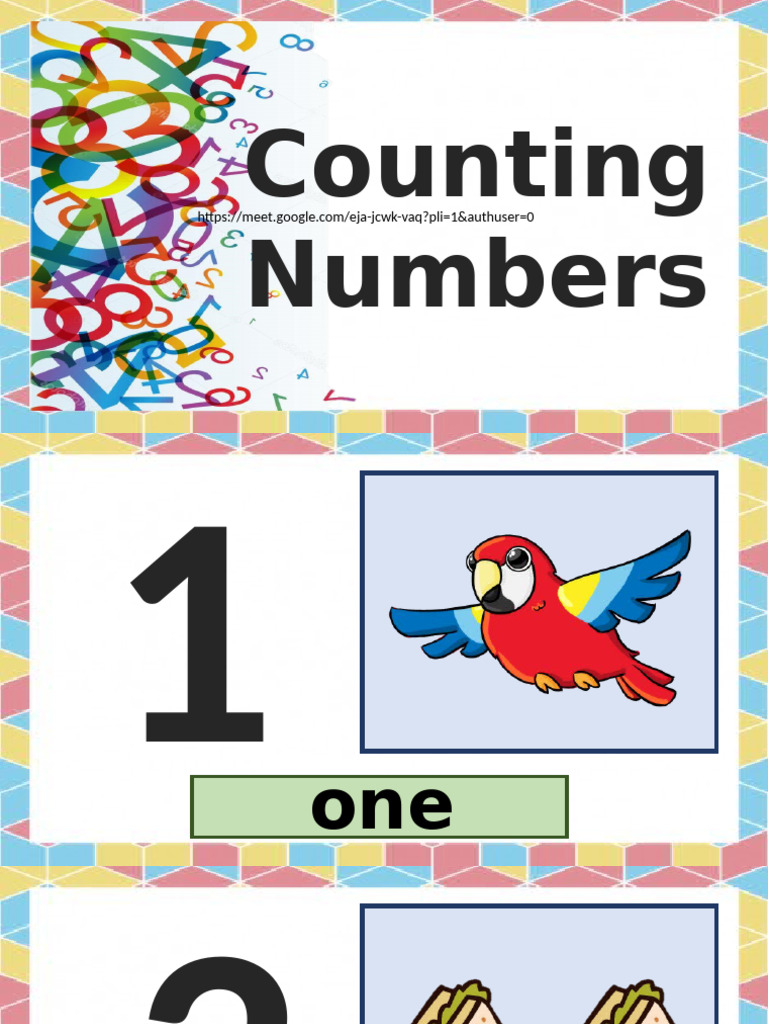 Counting Numbers (1-80) | PDF