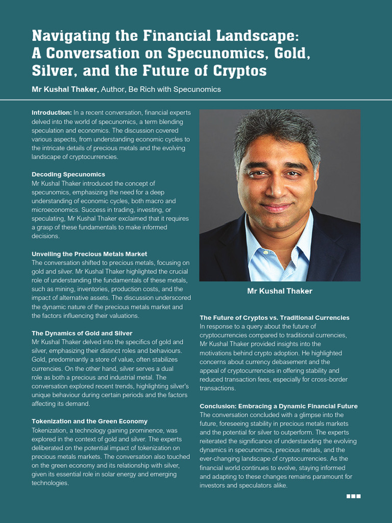 Navigating The Financial Landscape | PDF | Currency | Cryptocurrency