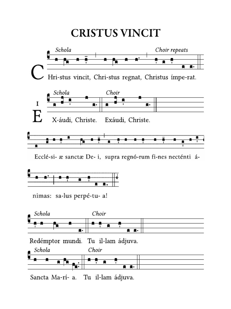 Christus Vincit 5 | PDF