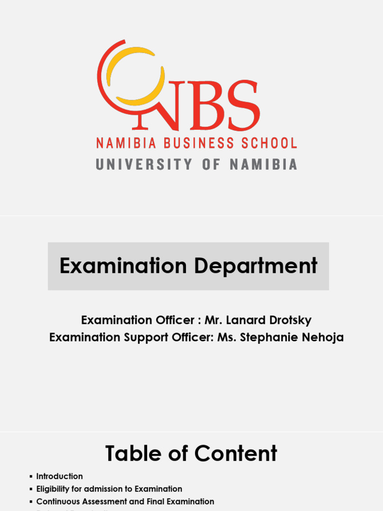 NSBM Examination Department Functions | PDF | Educational Stages | Qualifications