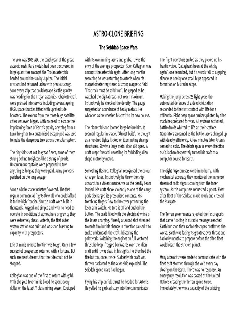 Astroclone | PDF | Extraterrestrial Life | Computer Keyboard