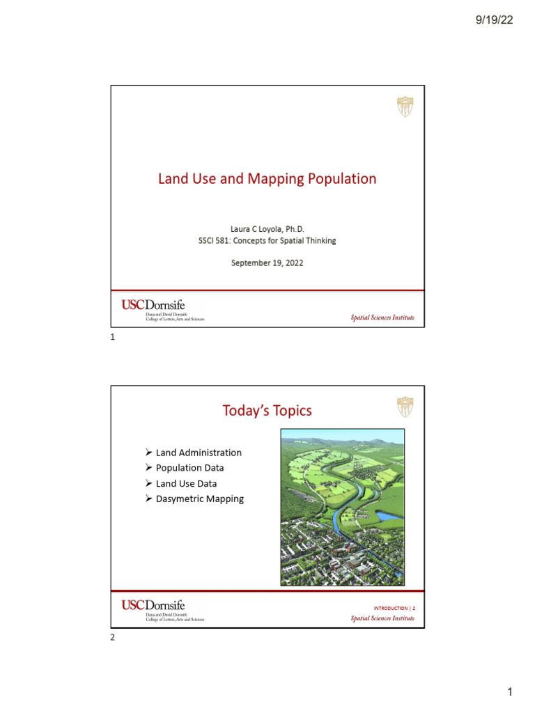 08 SSCI581 Land Use, Population 20223 | PDF