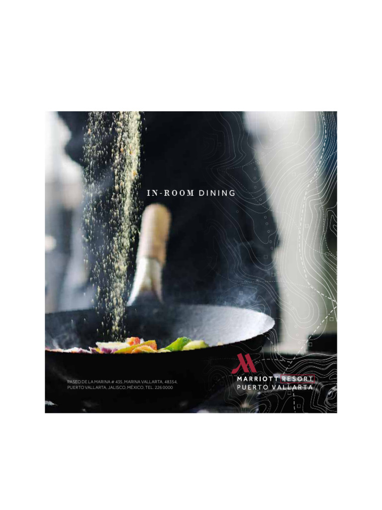 Room Service Menu, Marriott Hotel 4 | PDF | Salad | Hamburgers