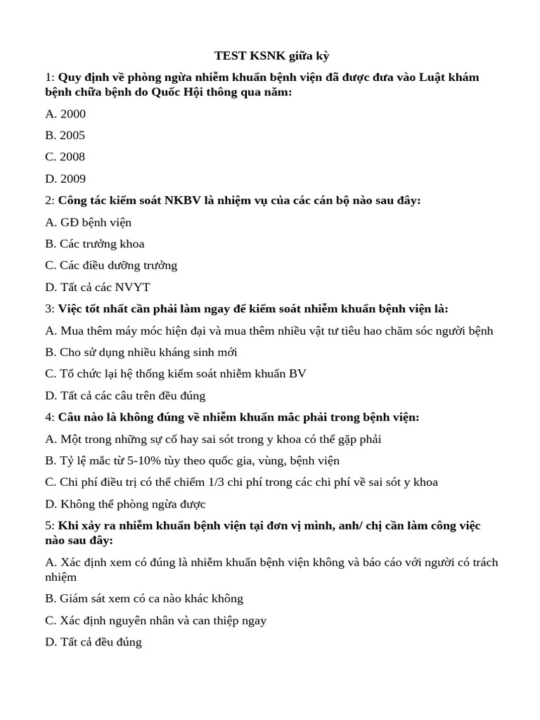 TEST KSNK Gi A K | PDF