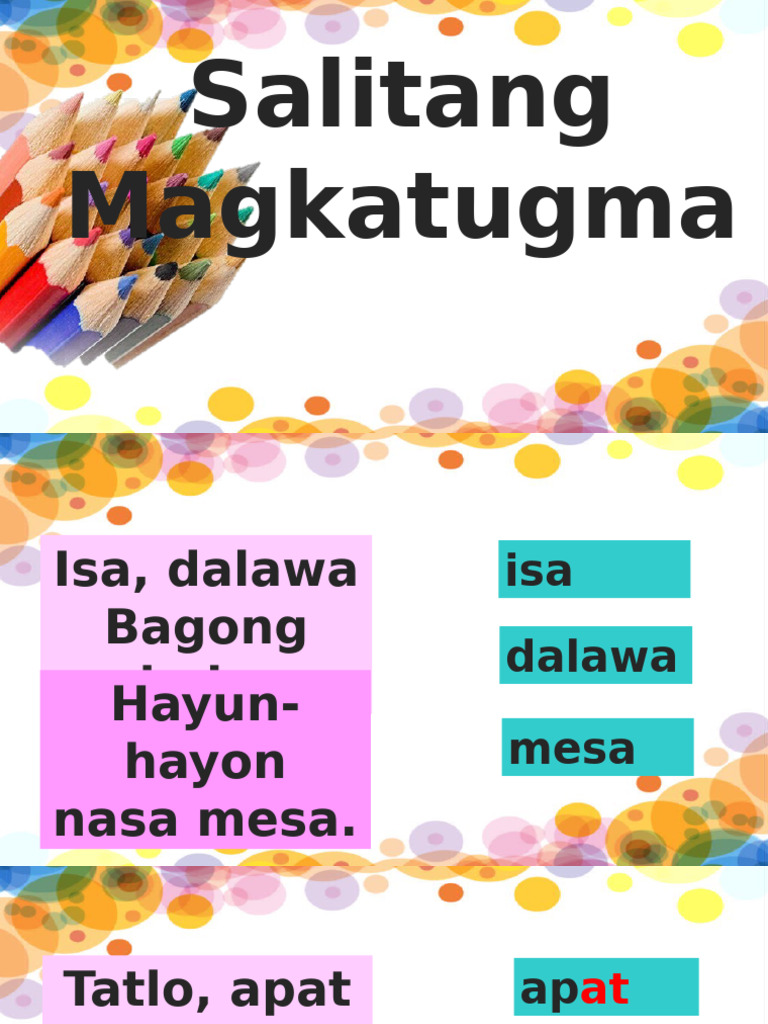 Rhyming Words | PDF