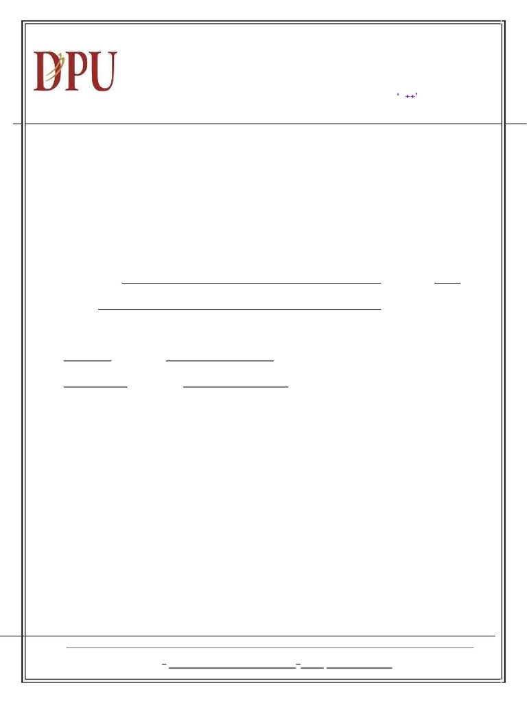 Practical Certificate and Index | PDF