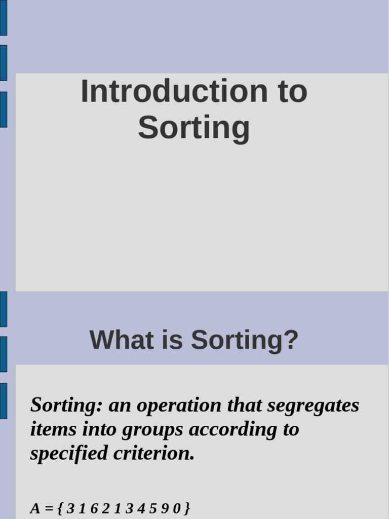 Sorting in C | PDF | Time Complexity | Applied Mathematics