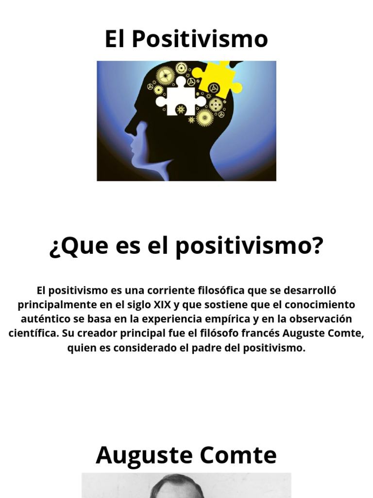Introducción al Positivismo | PDF