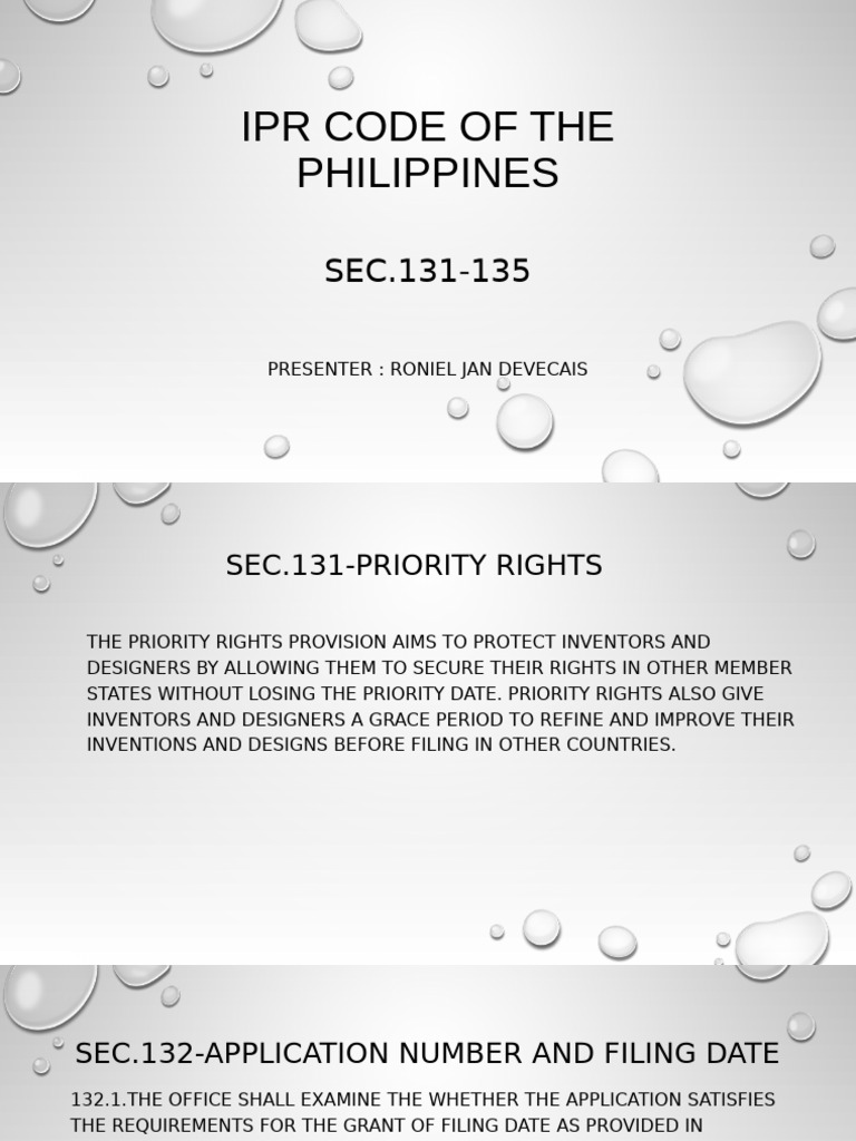Ipr Code of The Philippines | PDF | Glossary Of Patent Law Terms ...