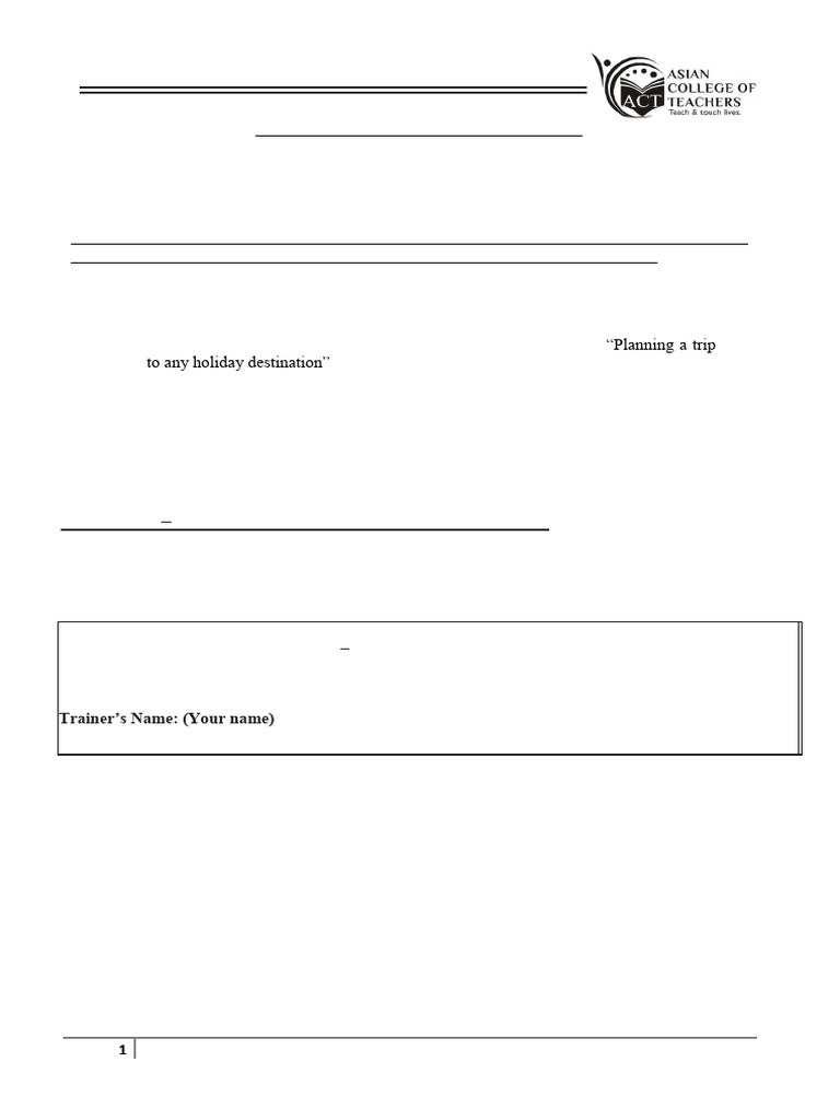 TEFL Module 1 Assignment | PDF | Applied Linguistics | Human Communication