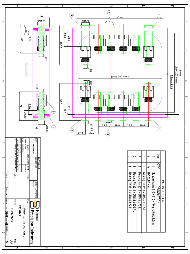 2687 Fixture For Keyence | PDF