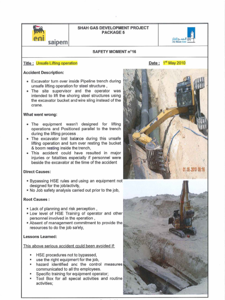 SAFETY MOMENT No 16 | PDF