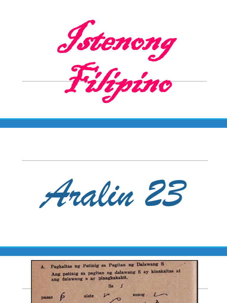 Leksyon Sa Aralin 23-30 | PDF