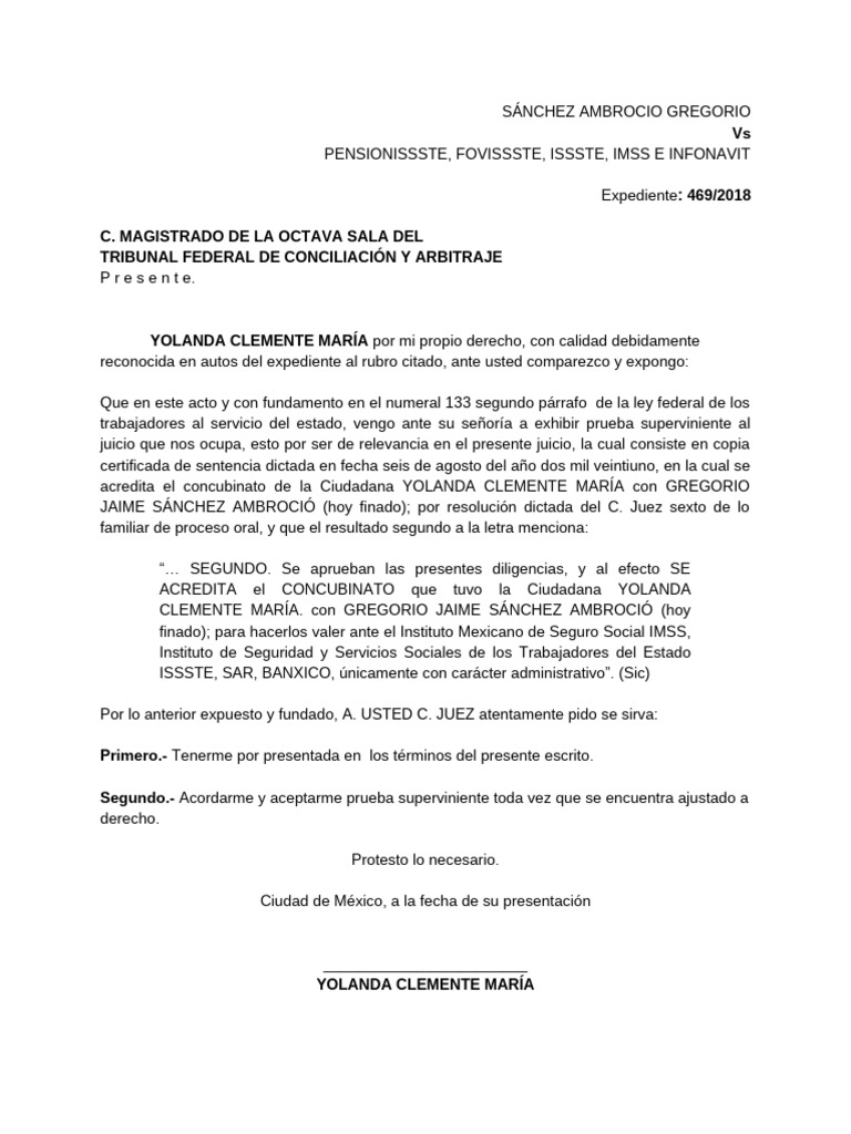 Sánchez Ambrocio Gregorio Octava Sala | PDF | Derecho