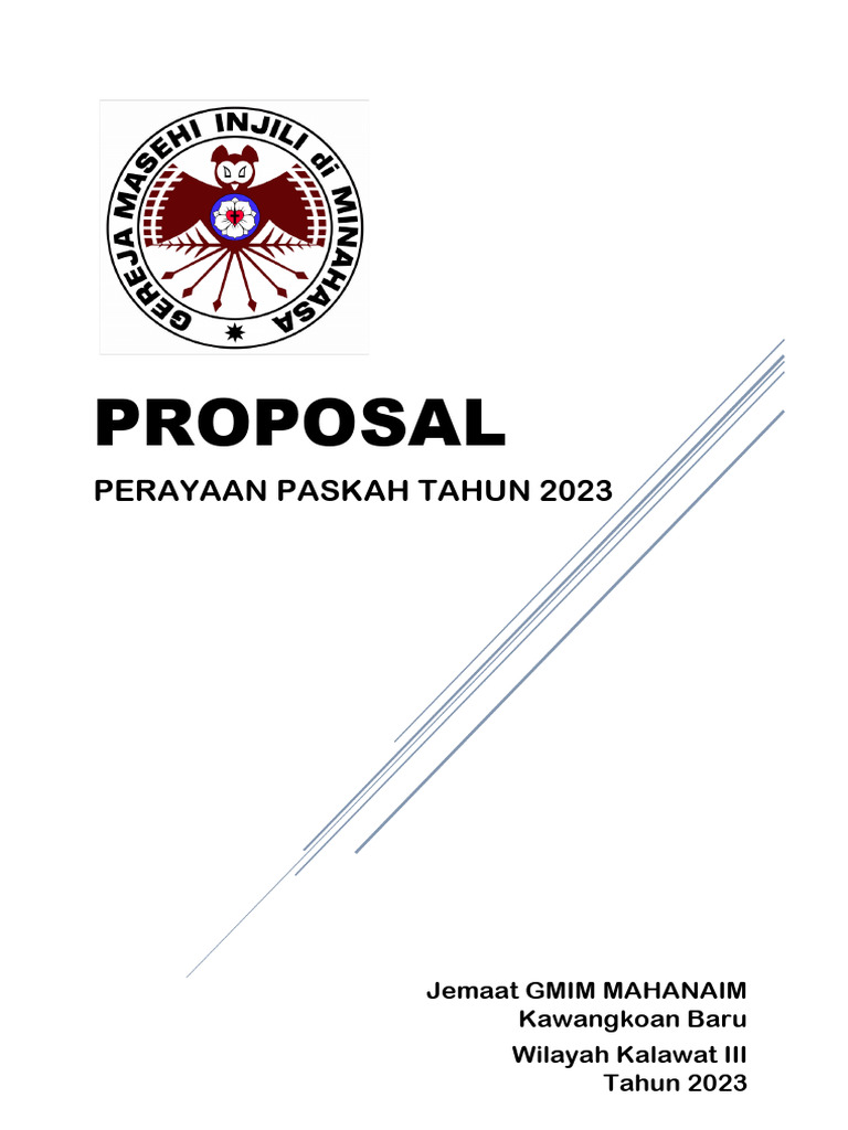 Proposal Kegiatan Paskah 2023 revII | PDF | Agama & Spiritualitas
