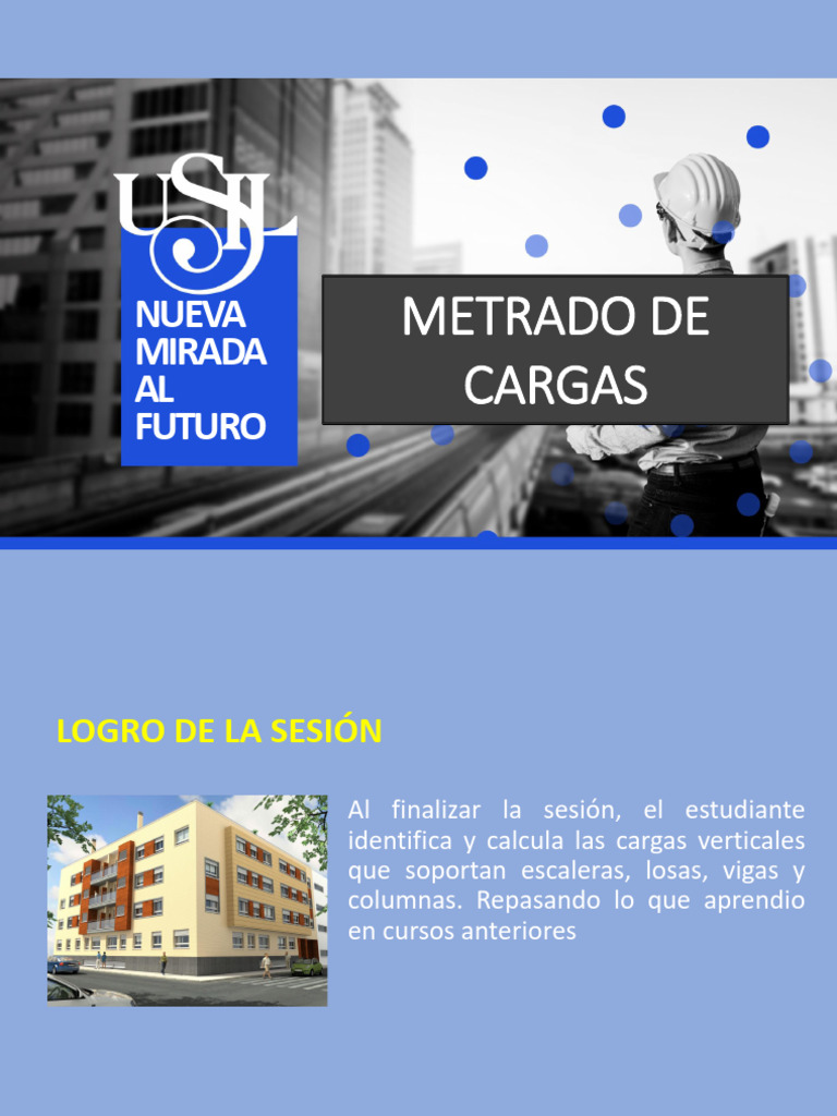05+-+metrado de Cargas | PDF | Viga (Estructura) | Mecánica