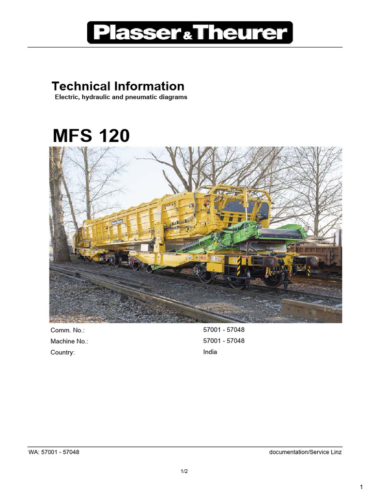 01 - Spare Part Cat. Elect. Mfs-120 M - C No. 57176-249 | PDF ...