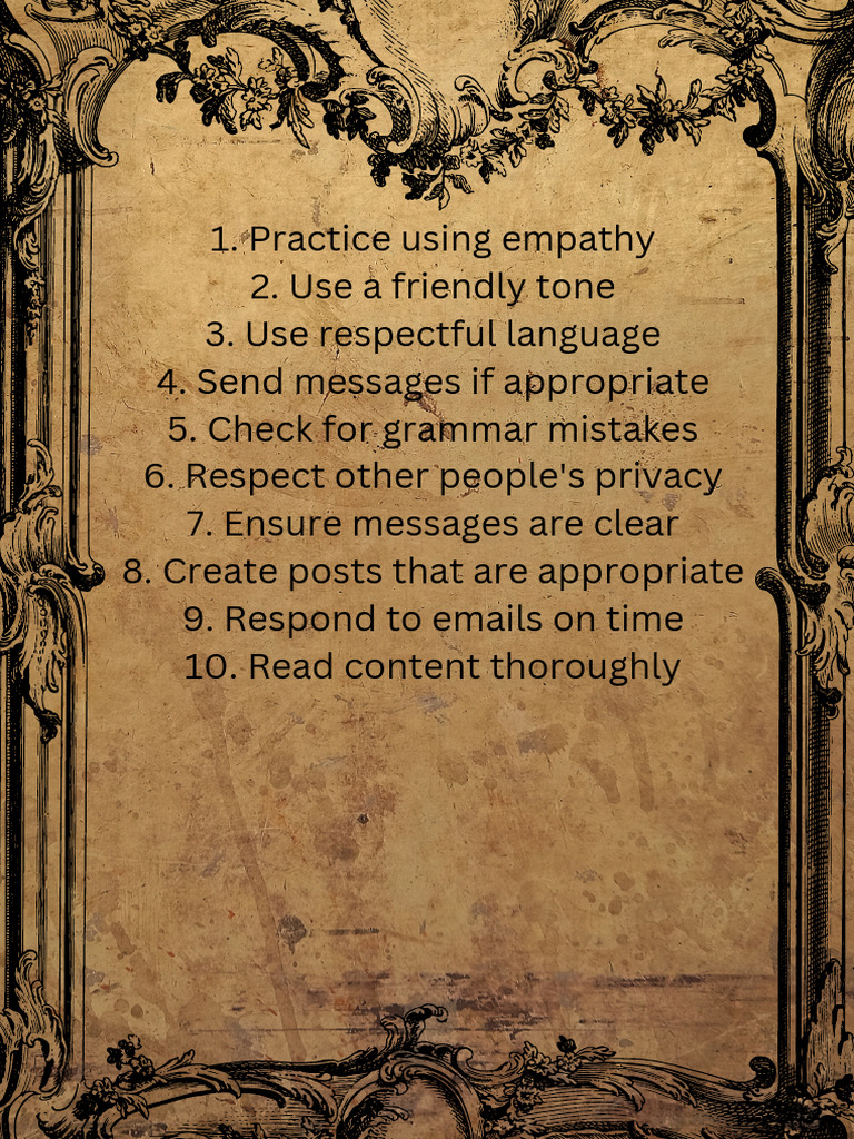 Practice Using Empathy 2. Use A Friendly Tone 3. Use Respectful ...