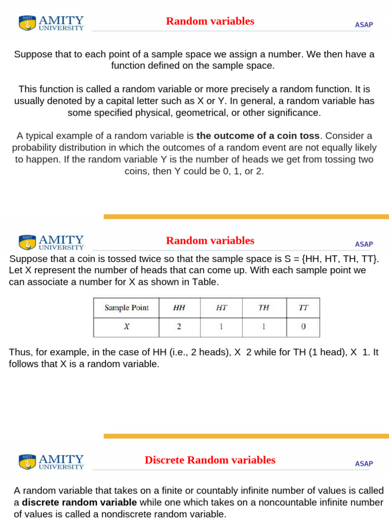 Understanding Random Variables and Distributions | PDF | Probability ...