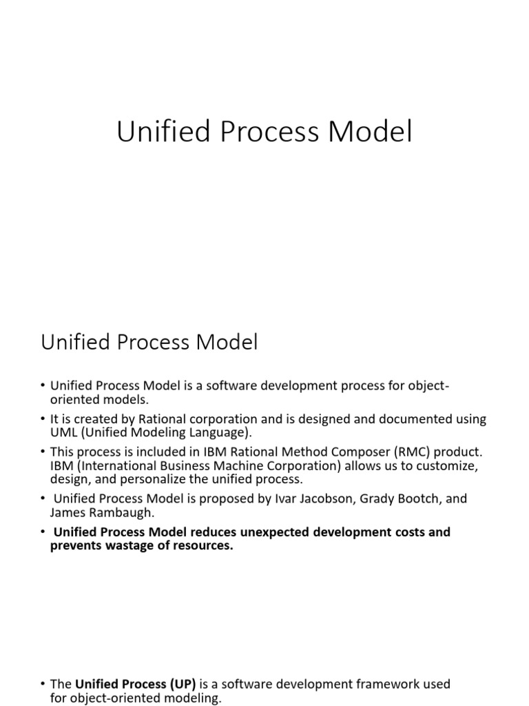 Unified Process Mode & Its Phasesl (Mod 8) | PDF | Computer Programming ...