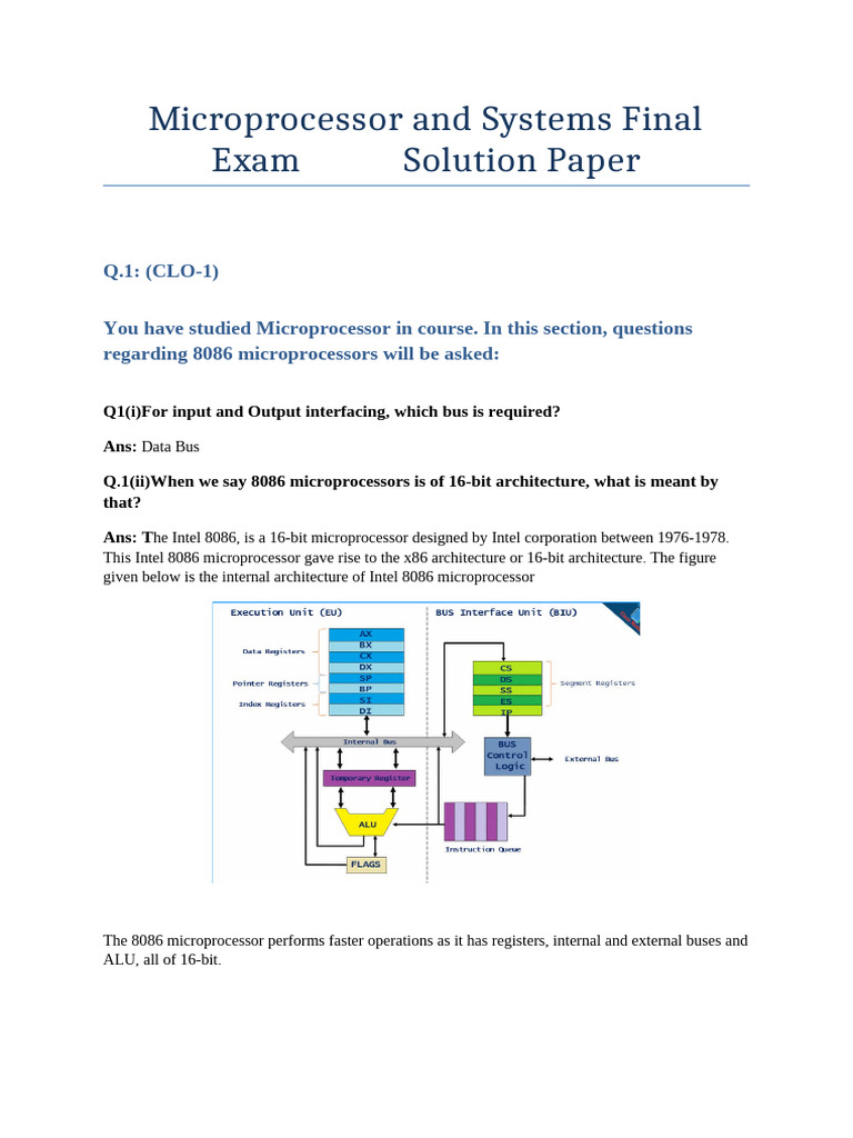 mp sol | PDF | Central Processing Unit | 64 Bit Computing