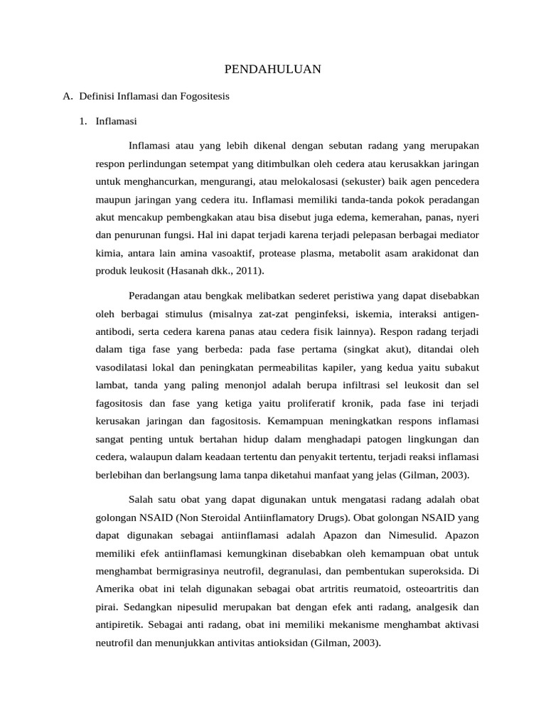 Proses Inflamasi dan Fagositosis | PDF | Pengembangan Diri