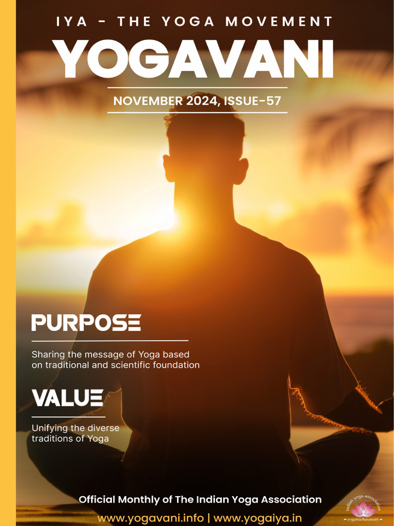 Yogavani November 2024 | PDF | Prana | Non Communicable Disease