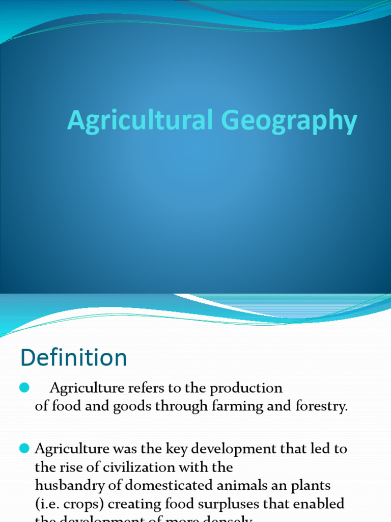Nature - Scope | PDF | Agriculture | Geography