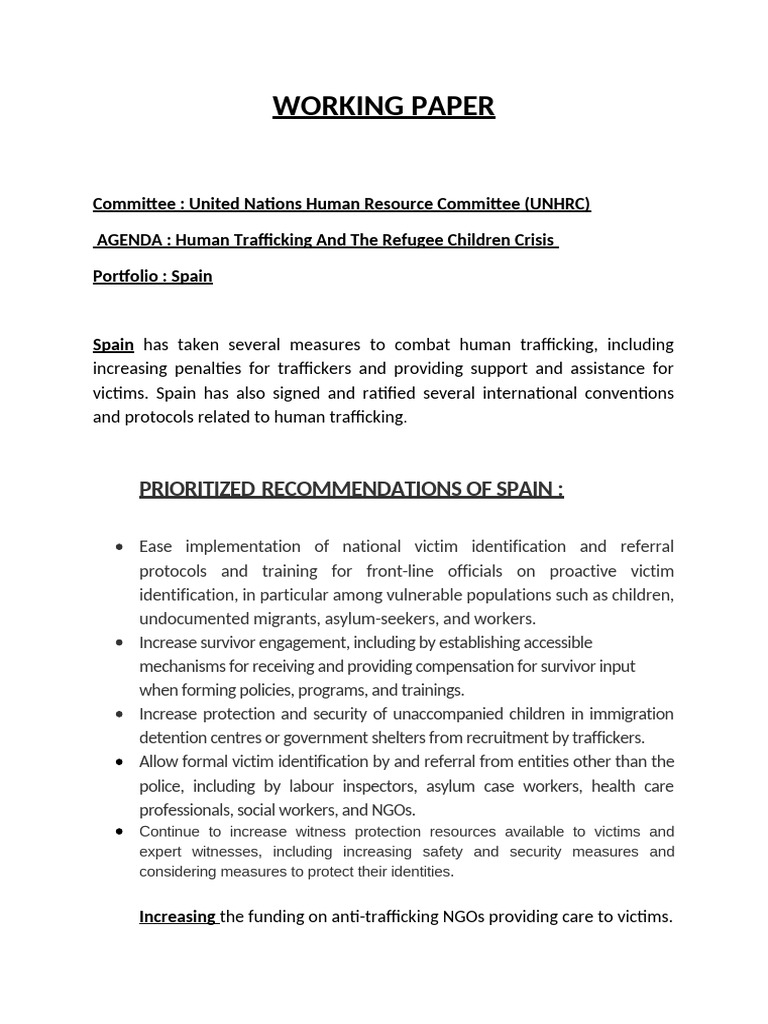 Working Paper - Spain | PDF | Politics