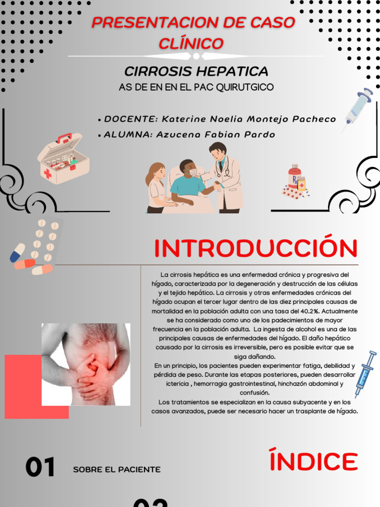 Cuidados de Enfermería en Cirrosis | PDF | Cirrosis | Diabetes