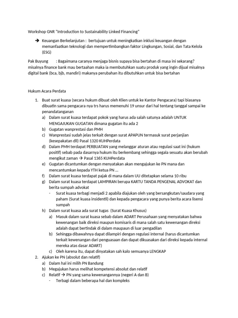 Catatan Magang HAP | PDF