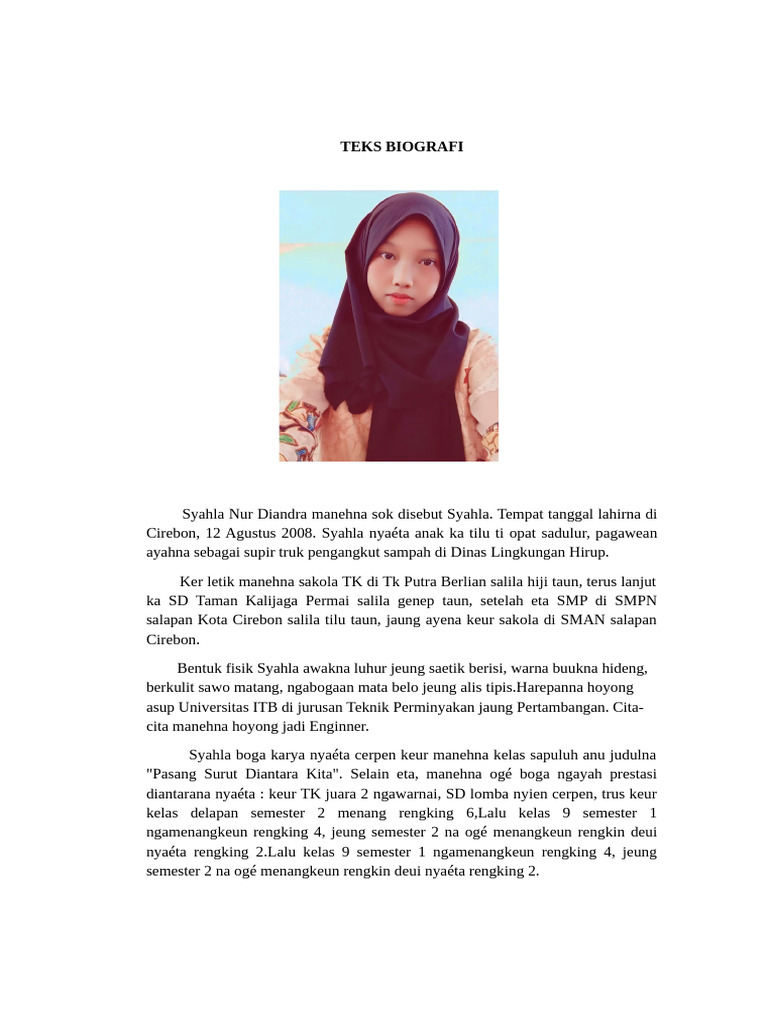 Teks Biografi | PDF
