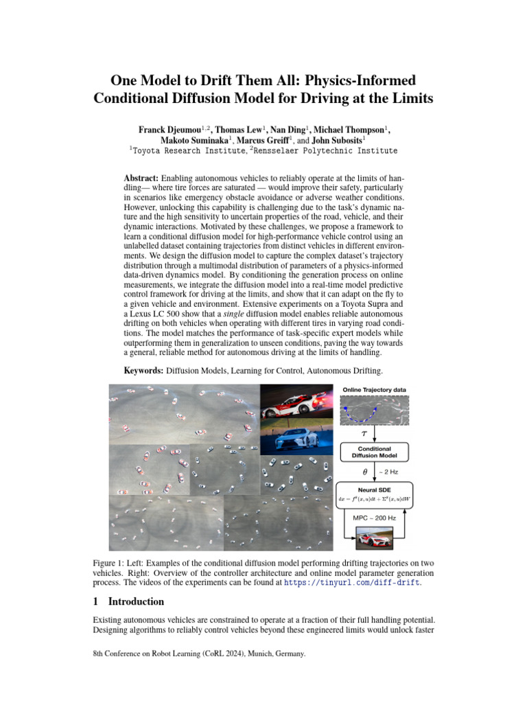 Physics-Informed Diffusion Model for Drifting | PDF | Applied Mathematics