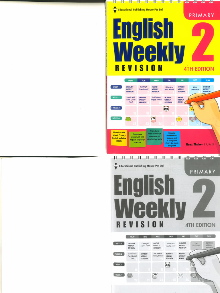 English Weekly Revision Primary 2 | PDF