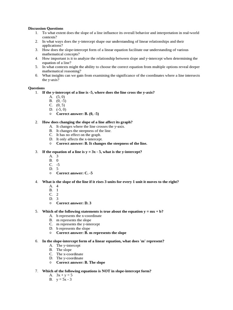 Finding Line Equation Challenge | PDF | Mathematics