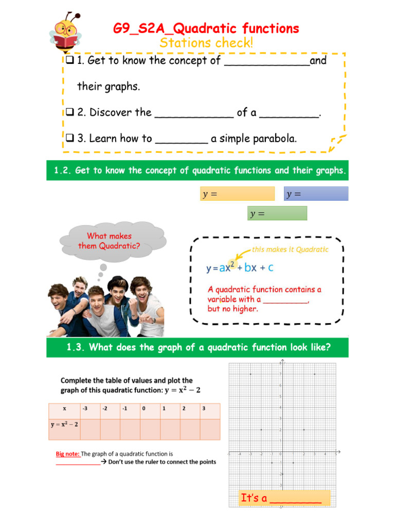 4 - Quadratic Functions - Part 1 | PDF