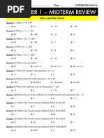 G9 Mathematics Term 4 Exam | PDF | Numbers | Number Theory